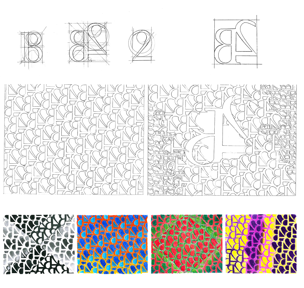 Typographic collage - blaxxxtone