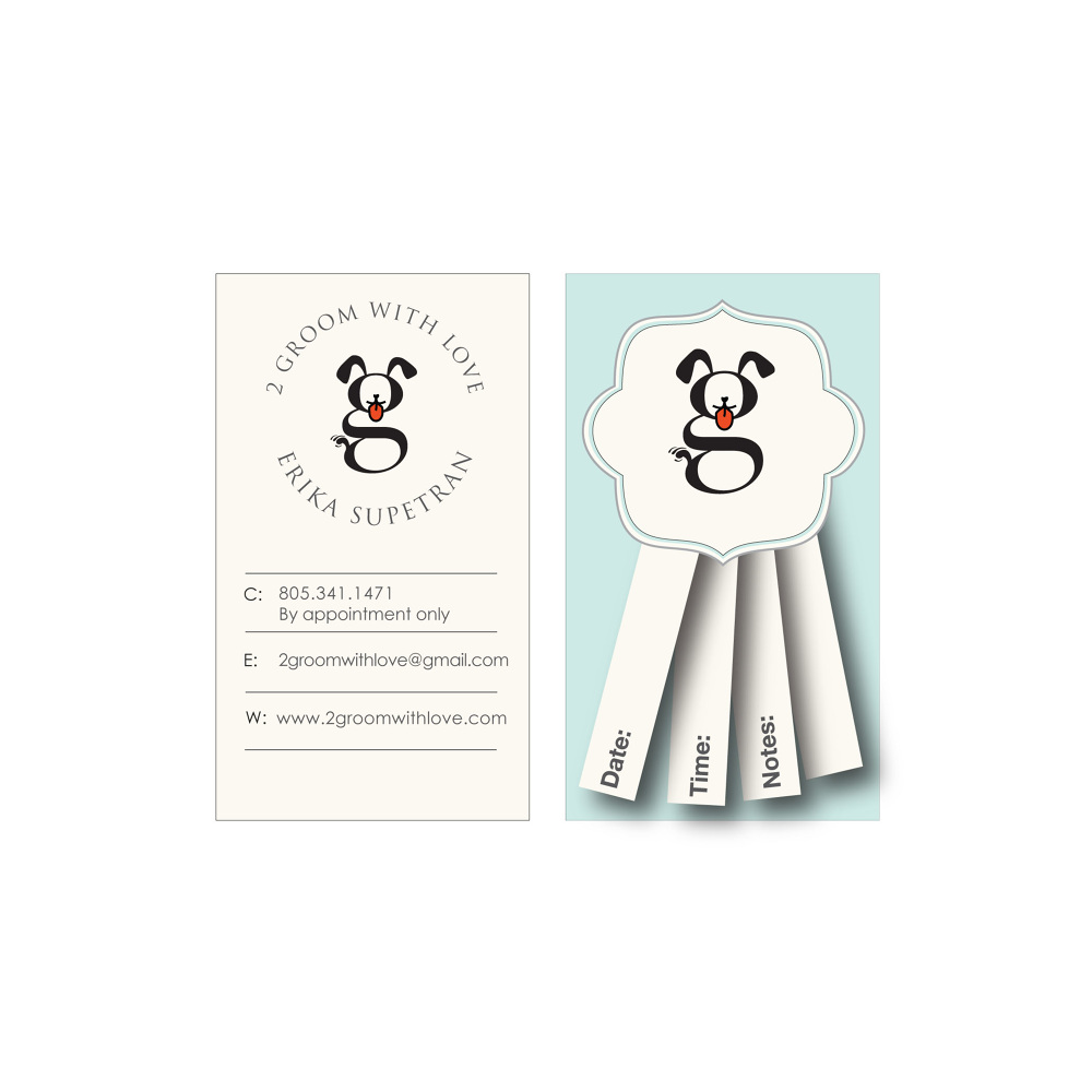 2 Groom With Love Logo & Identity - irmaleondesign.com