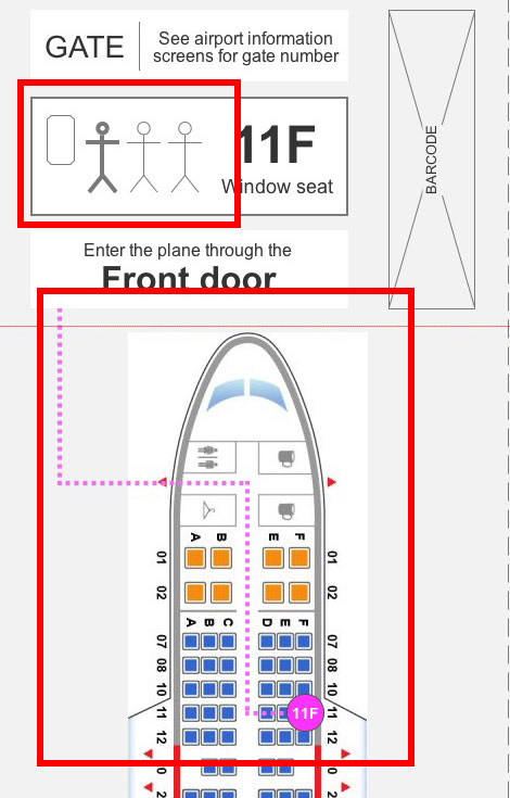 Boarding pass design - Winnie Gomez