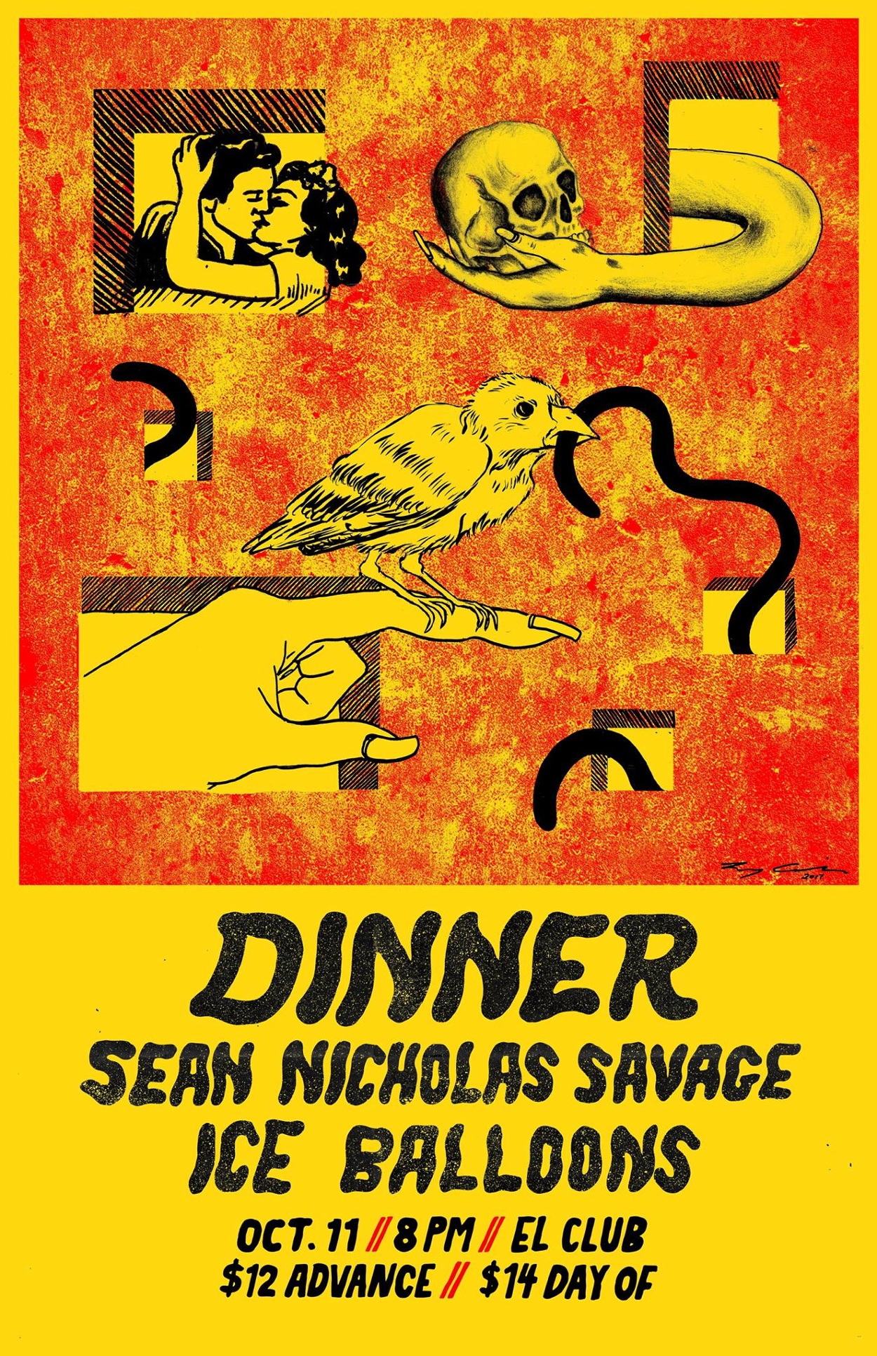 Dinner Poster - Lucy Cahill