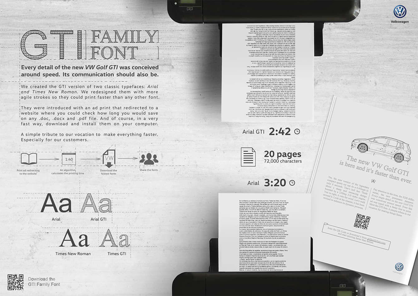 Volkswagen Gti Font Family Leo Orsolini