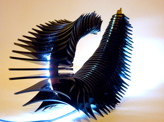 Laser cut lamp design - Lachlan Marshall