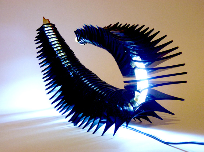 Laser cut lamp design - Lachlan Marshall