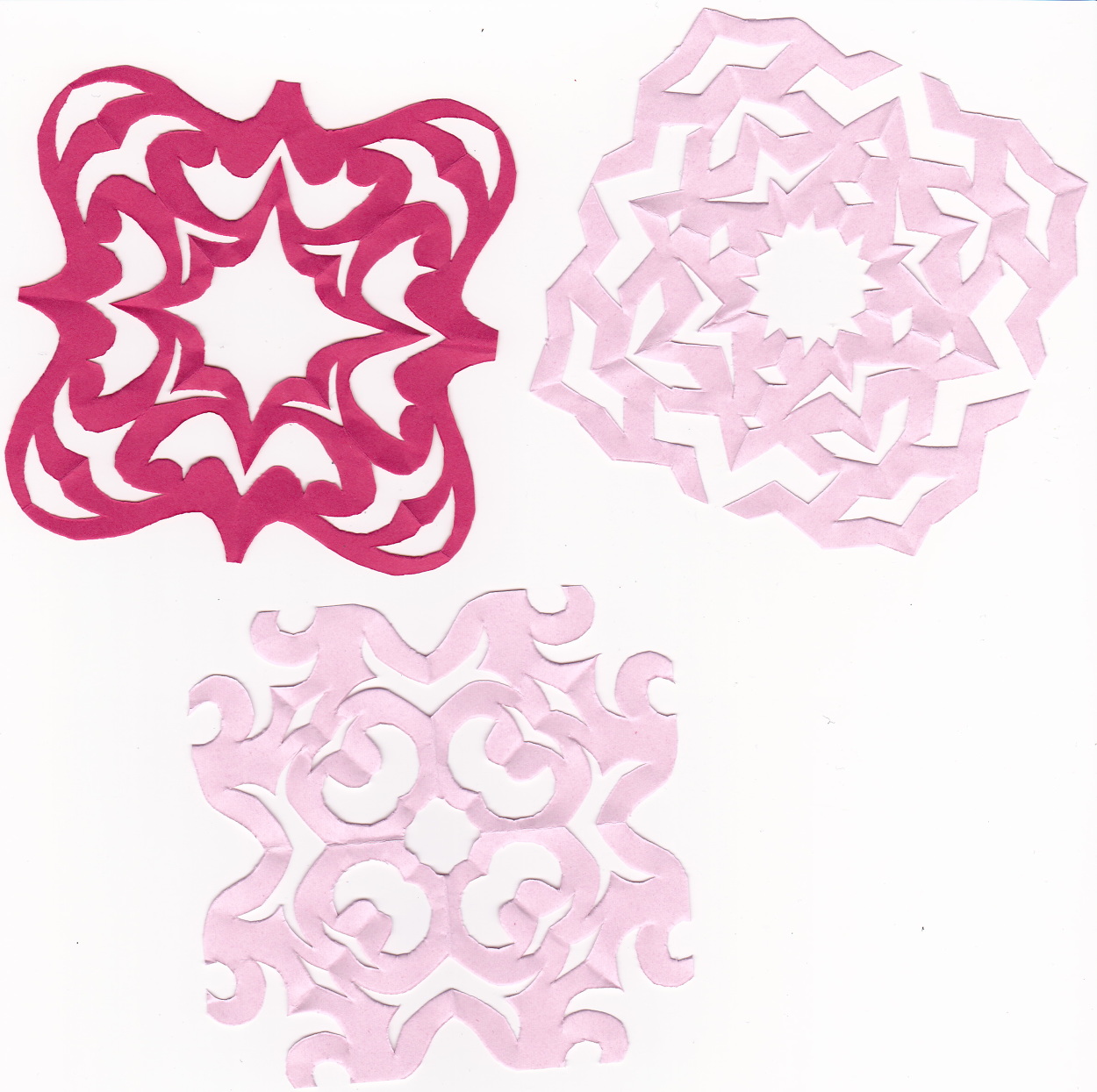 kirigami : paper snowflakes - ALR Portfolio