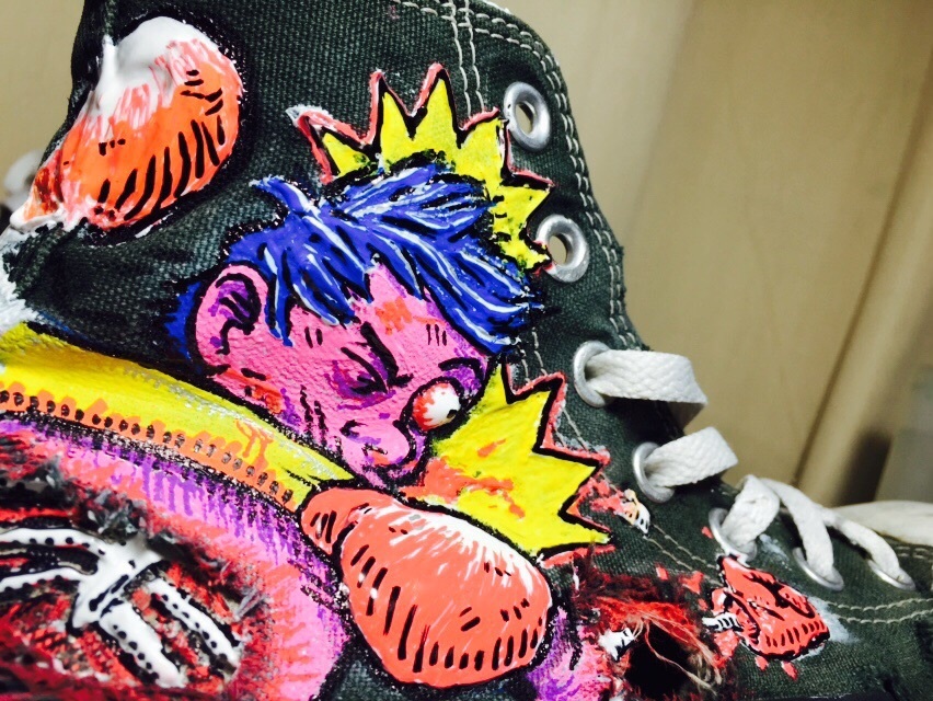 Converse "Warrior Shoes" - Manu Manos con Tinta