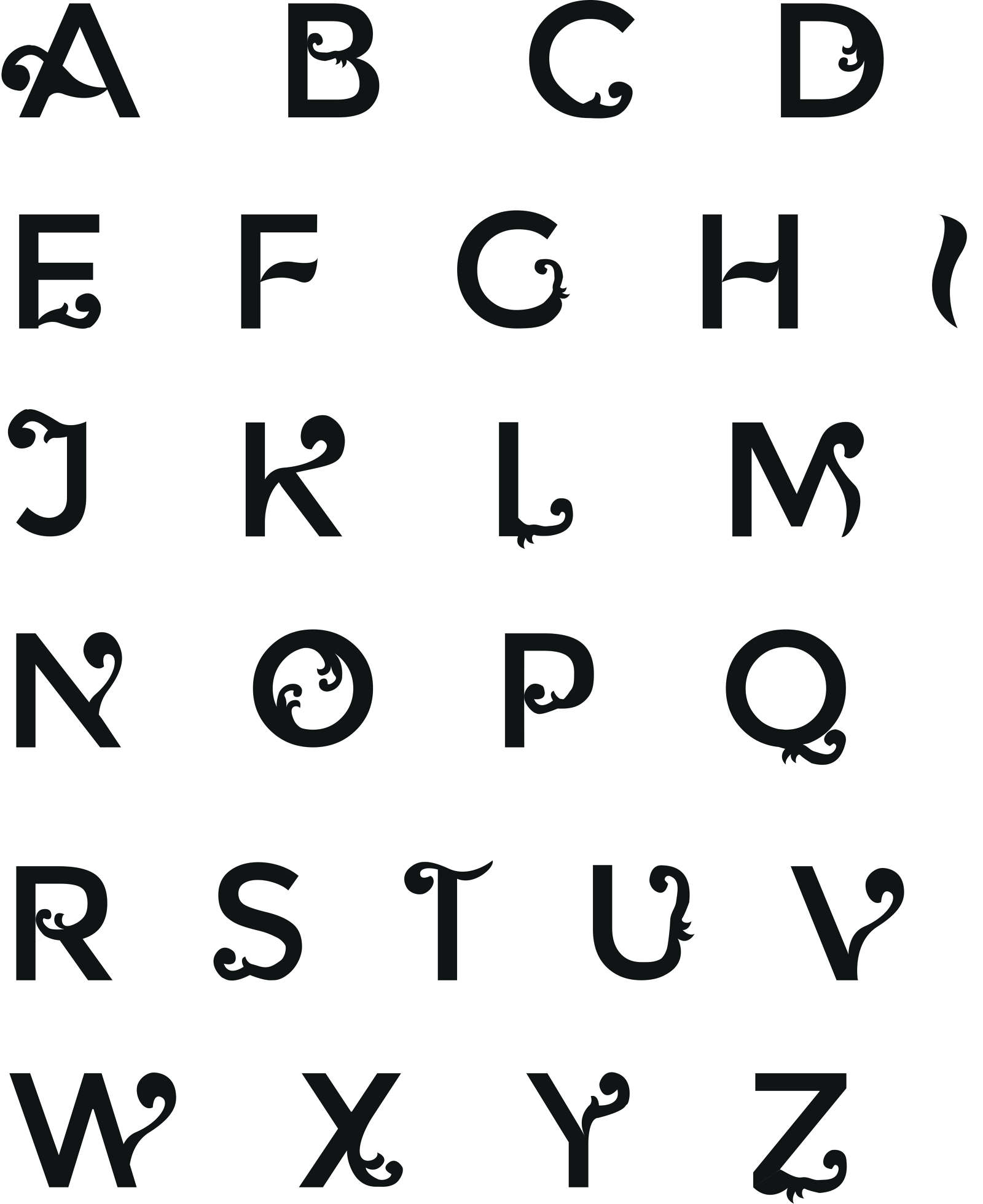 ALPHABET - Graphiste Nantes - Lise MARTINIAULT