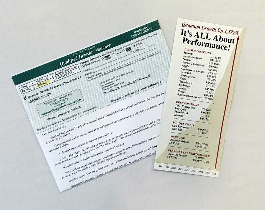 Direct Mail Samples - abeachdesigns