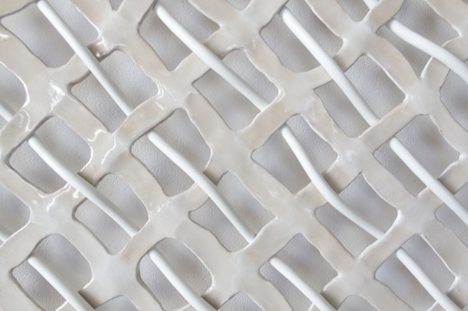 Untitled (cord grid) - Dana Hemenway