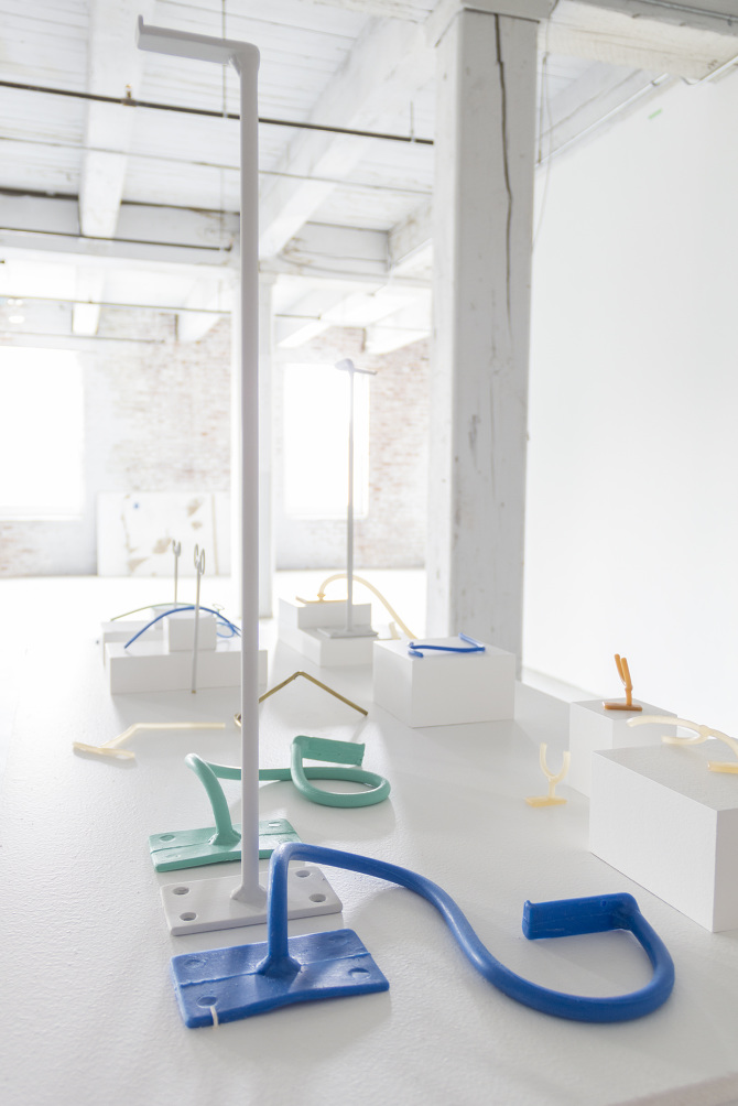 Untitled (object mounts) - Dana Hemenway