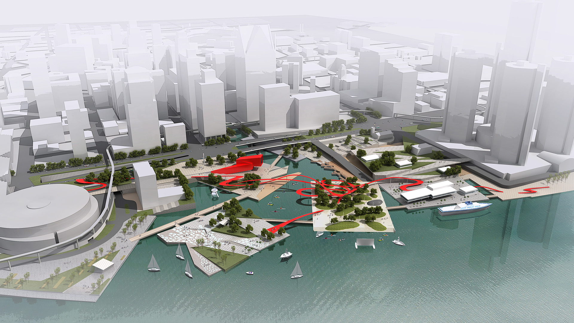 Breaking The Edge: Reclaiming Detroit’s Riverfront - V1-Studio