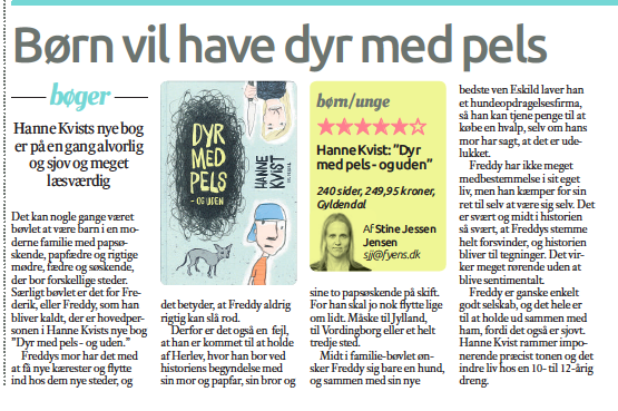 DYR MED PELS – OG UDEN - www.hannekvist.dk