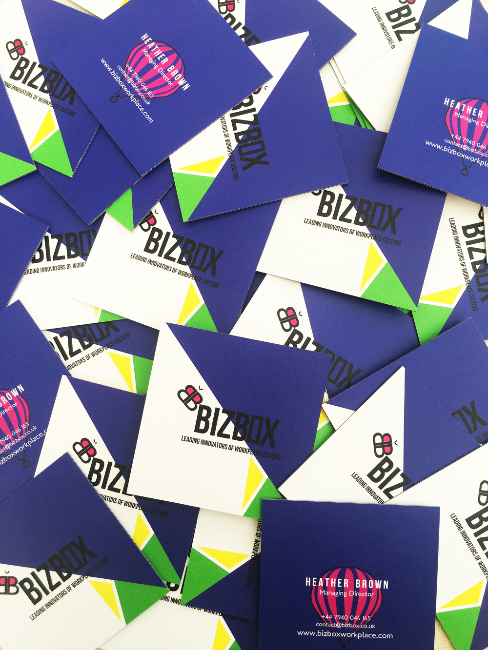 Bizbox Business Cards - Heather Brown