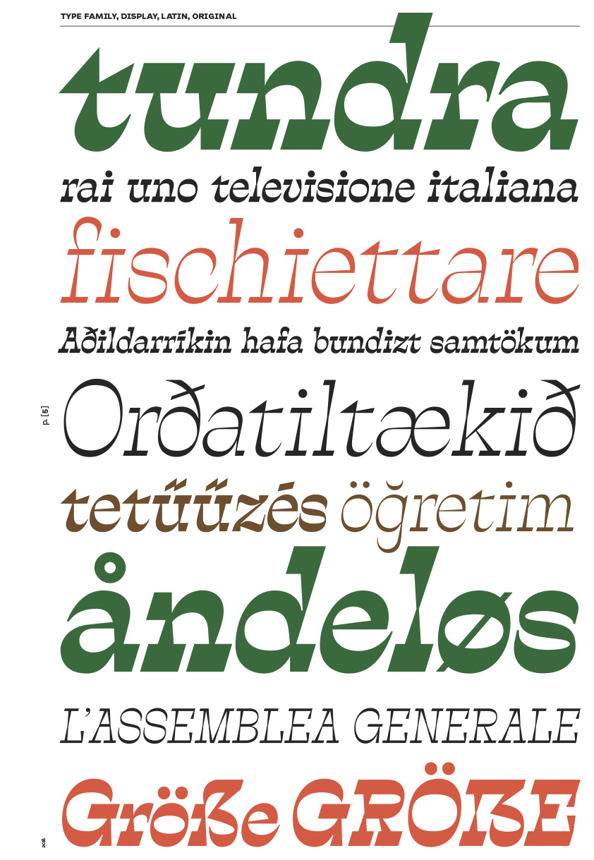 Sudety typeface - Jan Estrada-Osmycki