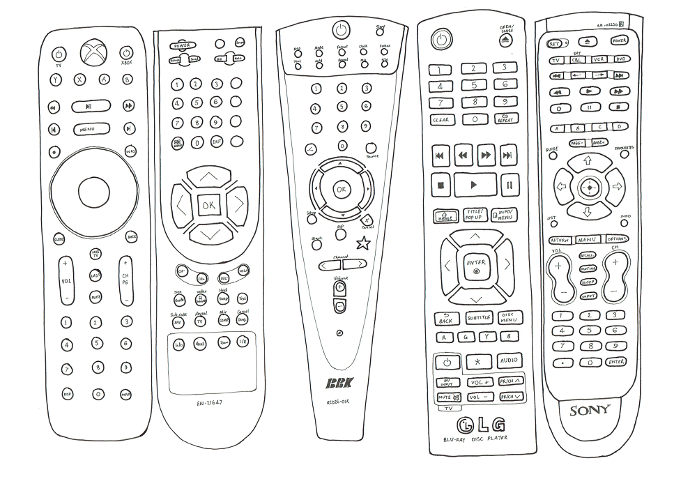 Remote Control Freak - Katy Minns Illustration