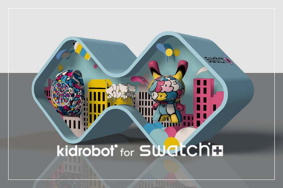 Kidrobot for Swatch - Alexandra Douine