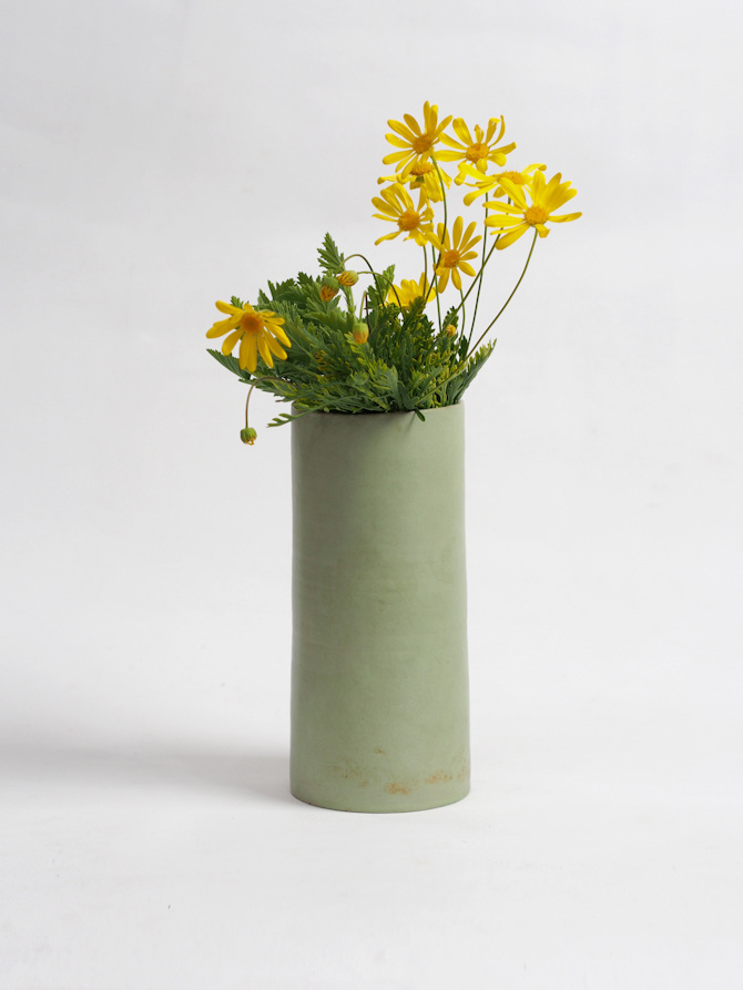 Jarron verde cilindro - Passeu, Passeu