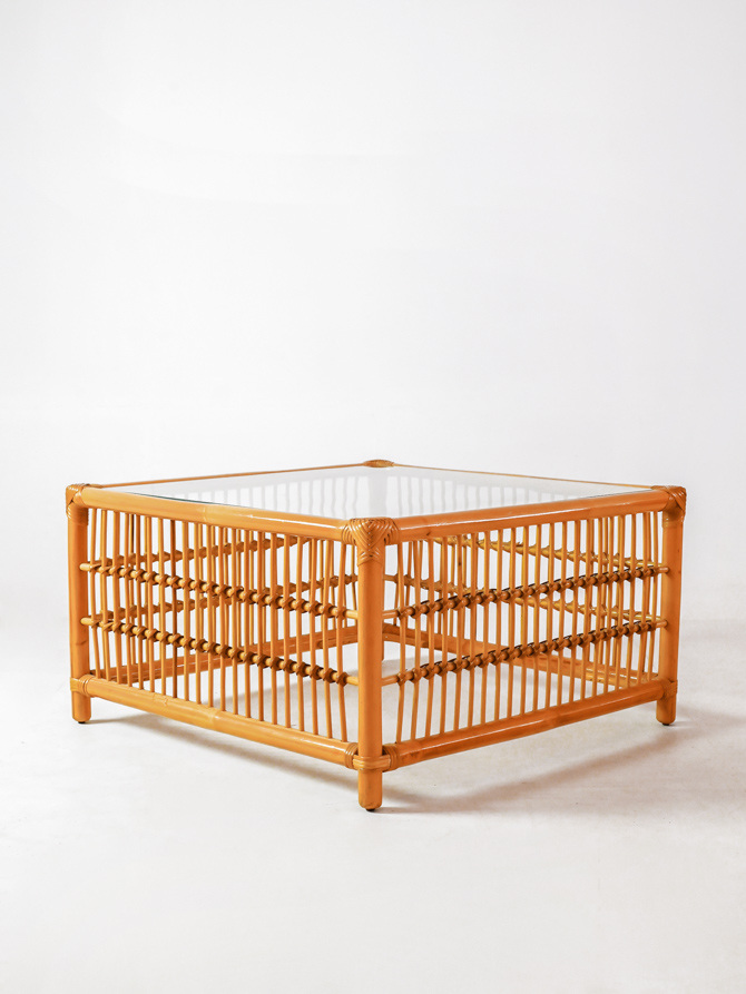 Mesa De Bambu Verde