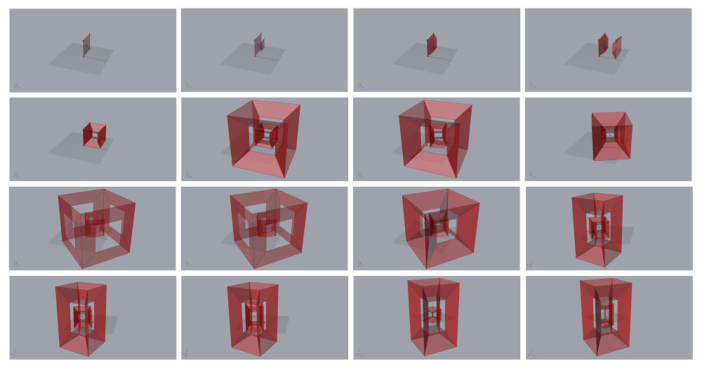 Tessellation of cubes | Parametric design - Vaishnavi Ramesh