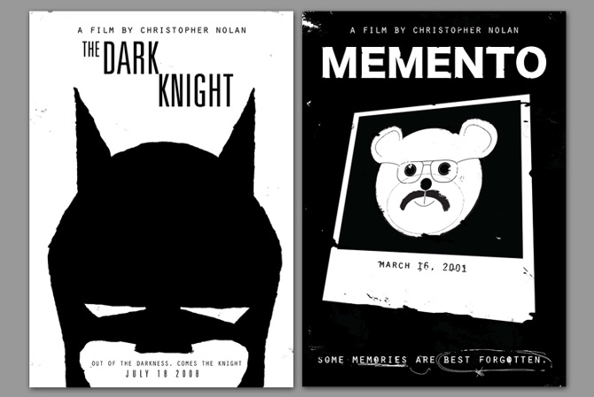 Christopher Nolan Poster Set (1998 - 2012) - Edson Muzada