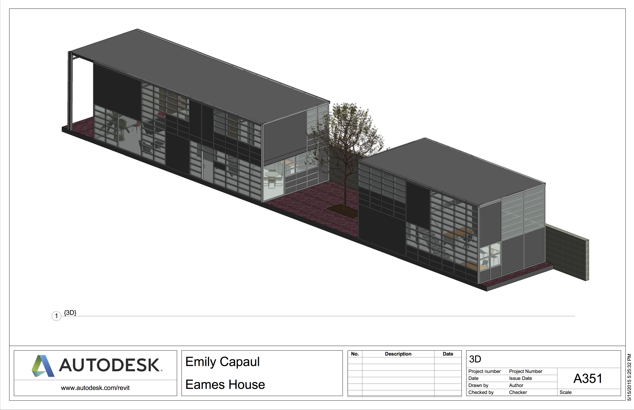 Eames House - Emily Capaul Portfolio
