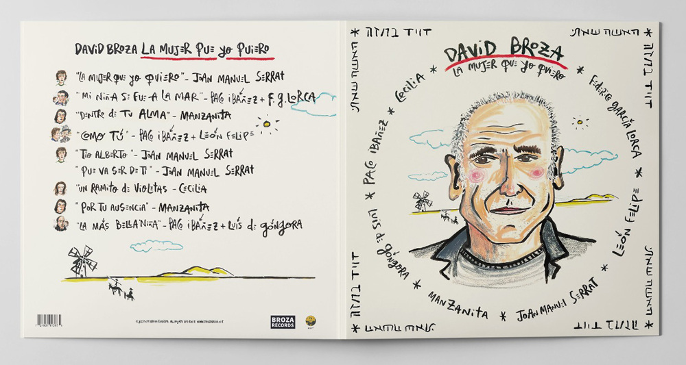 David Broza LP. La mujer que yo quiero - Estudio RARO