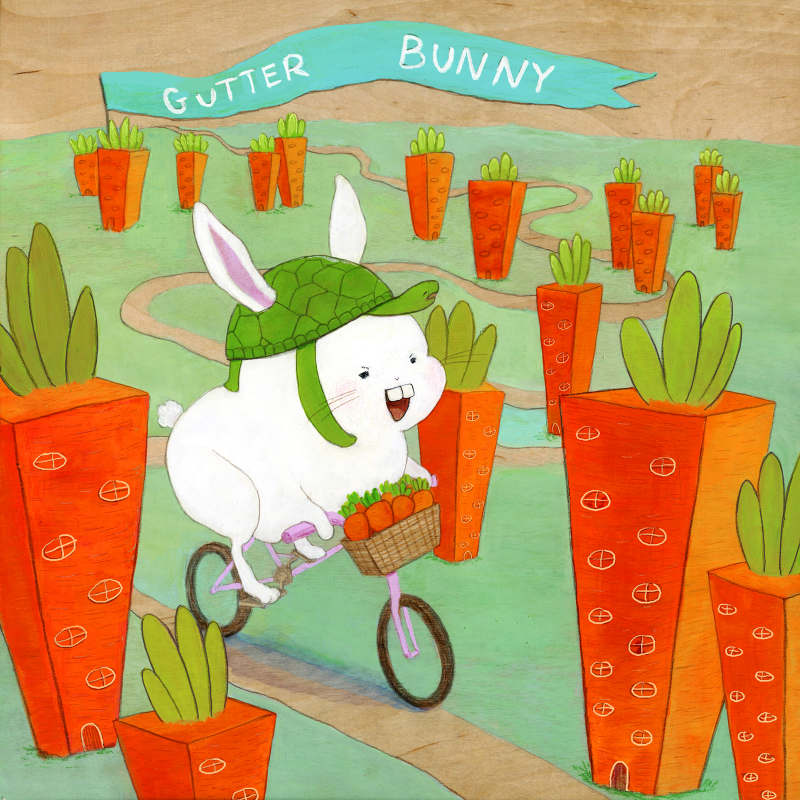 Gutter Bunny - Jen Laiting Illustration