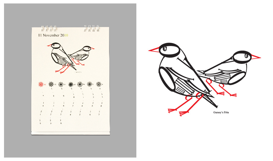 Endangered Animals Calendar - moniphat