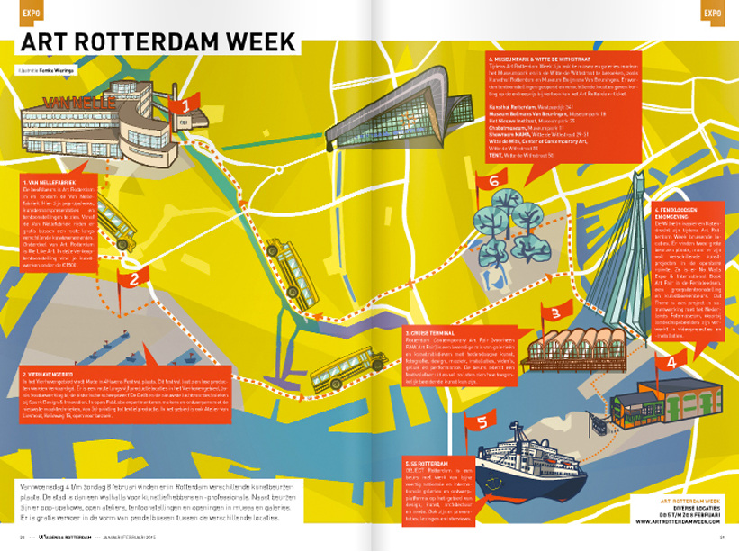 Map of Rotterdam - www.femkewieringa.com