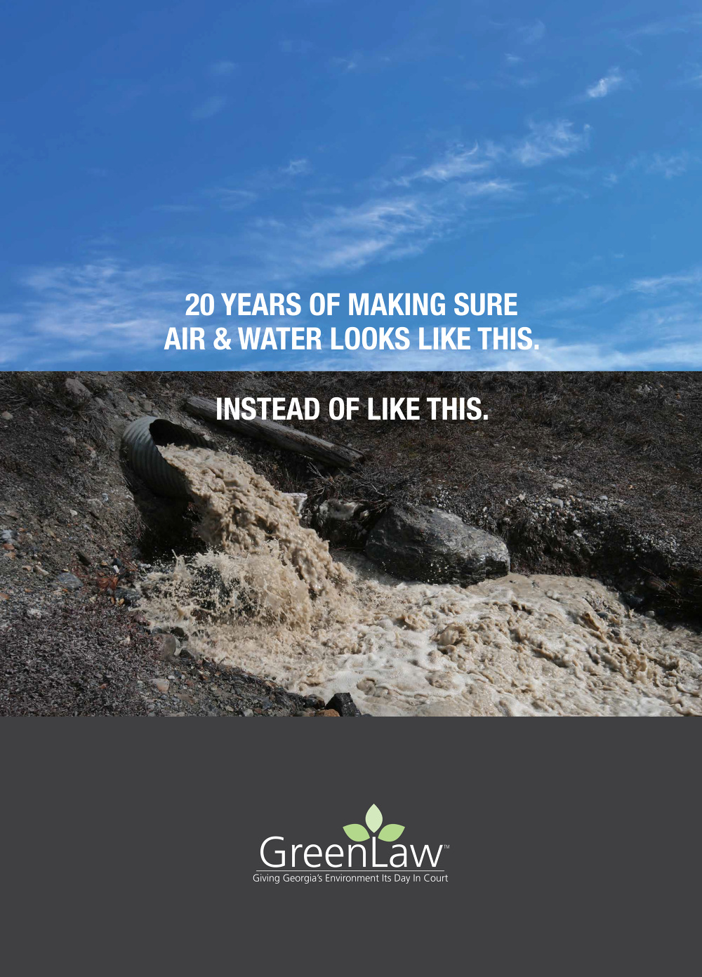 GreenLaw 20th Anniversary Poster Campaign - Jim Newbury