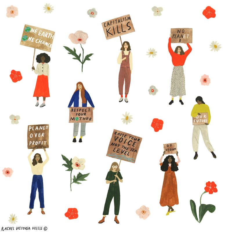 Be Kind Magazine - Rachel Victoria Hillis Illustrations