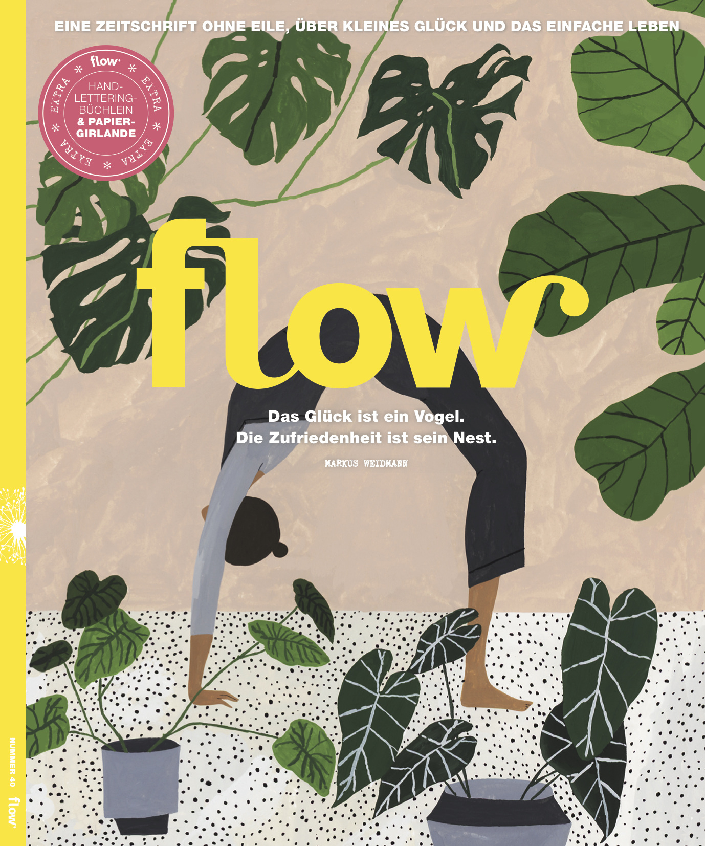Flow Magazine Cover - Rachel Victoria Hillis Illustrations
