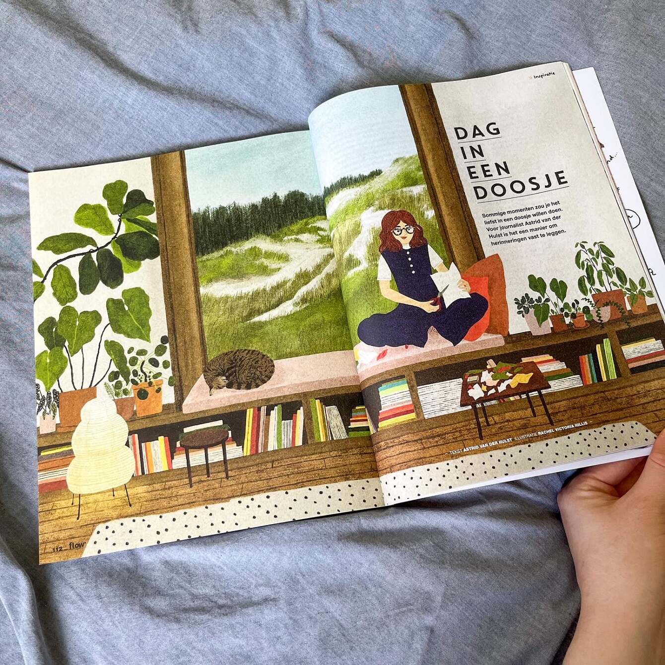 Flow Magazine 2023 - Rachel Victoria Hillis Illustrations