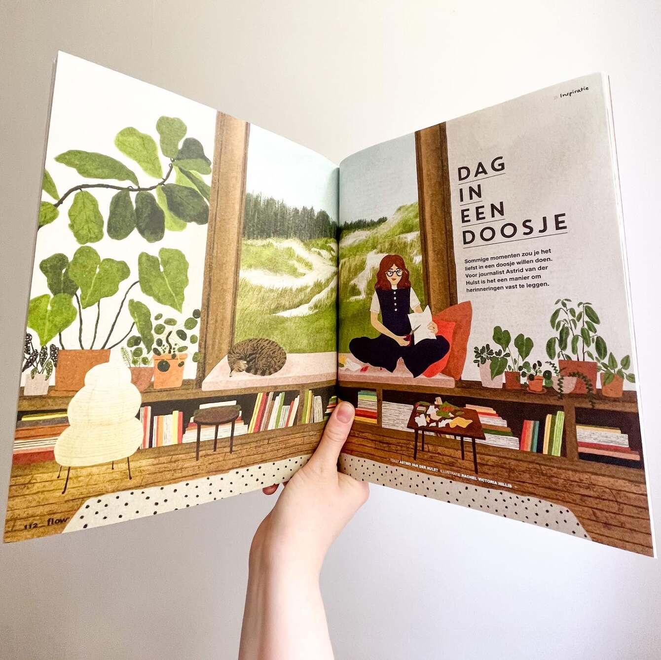 Flow Magazine 2023 - Rachel Victoria Hillis Illustrations