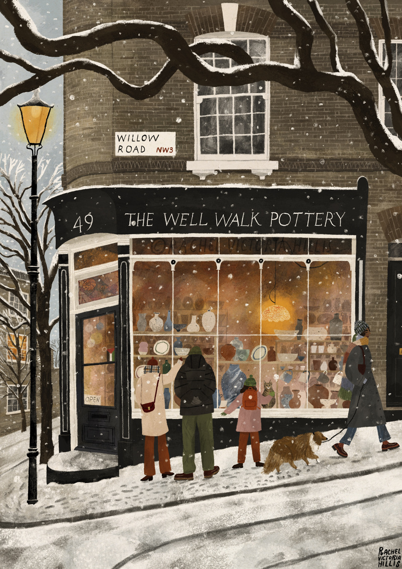 Well Walk, Hampstead - Rachel Victoria Hillis Illustrations