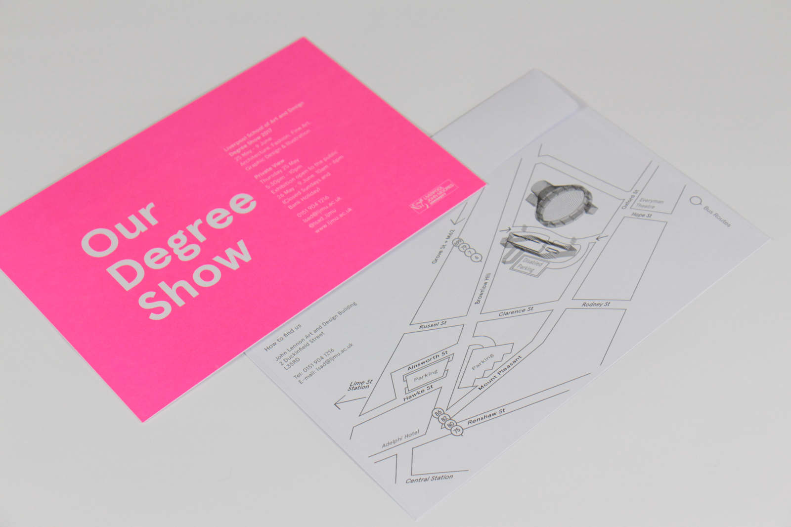 LJMU Degree Show Map - Michael csj