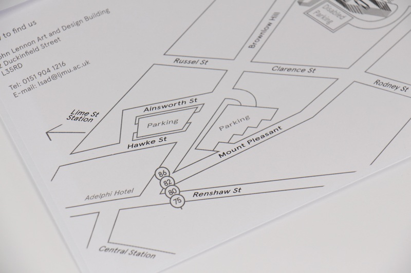 LJMU Degree Show Map - Michael csj