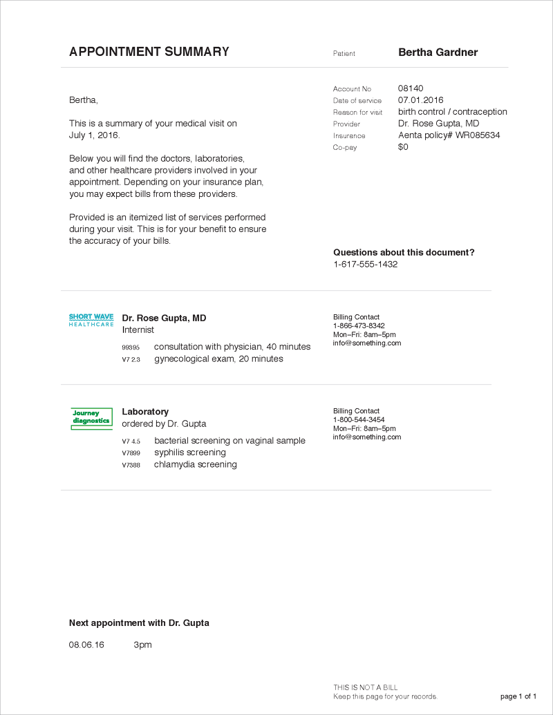 A Bill You Can Understand - pjo portfolio