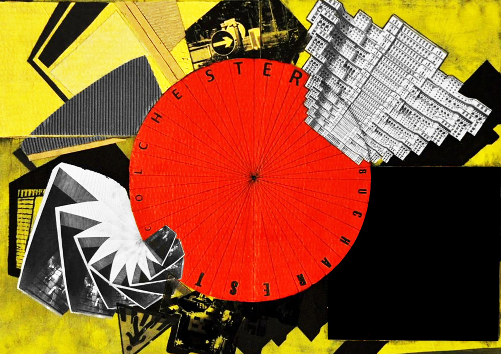 Architectural Scales Collage - Teona Teodorescu