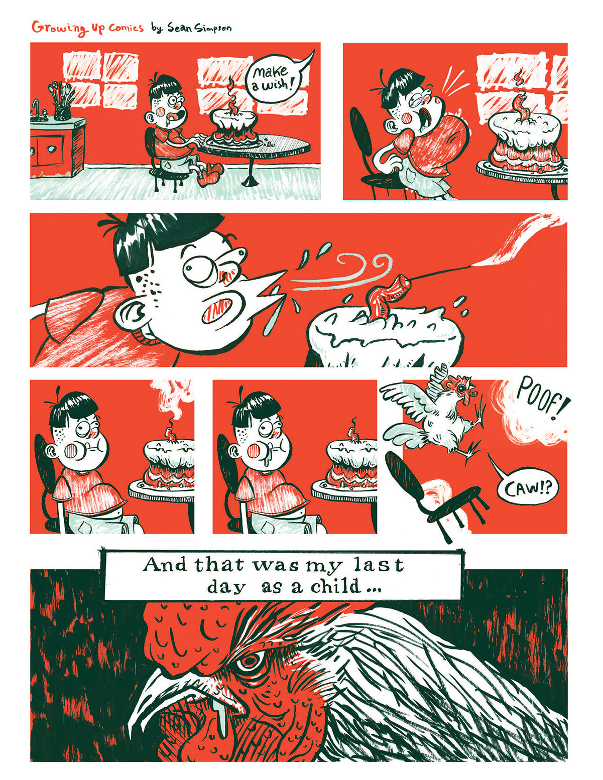 Growing Up Comics - Sean Simpson Illustration