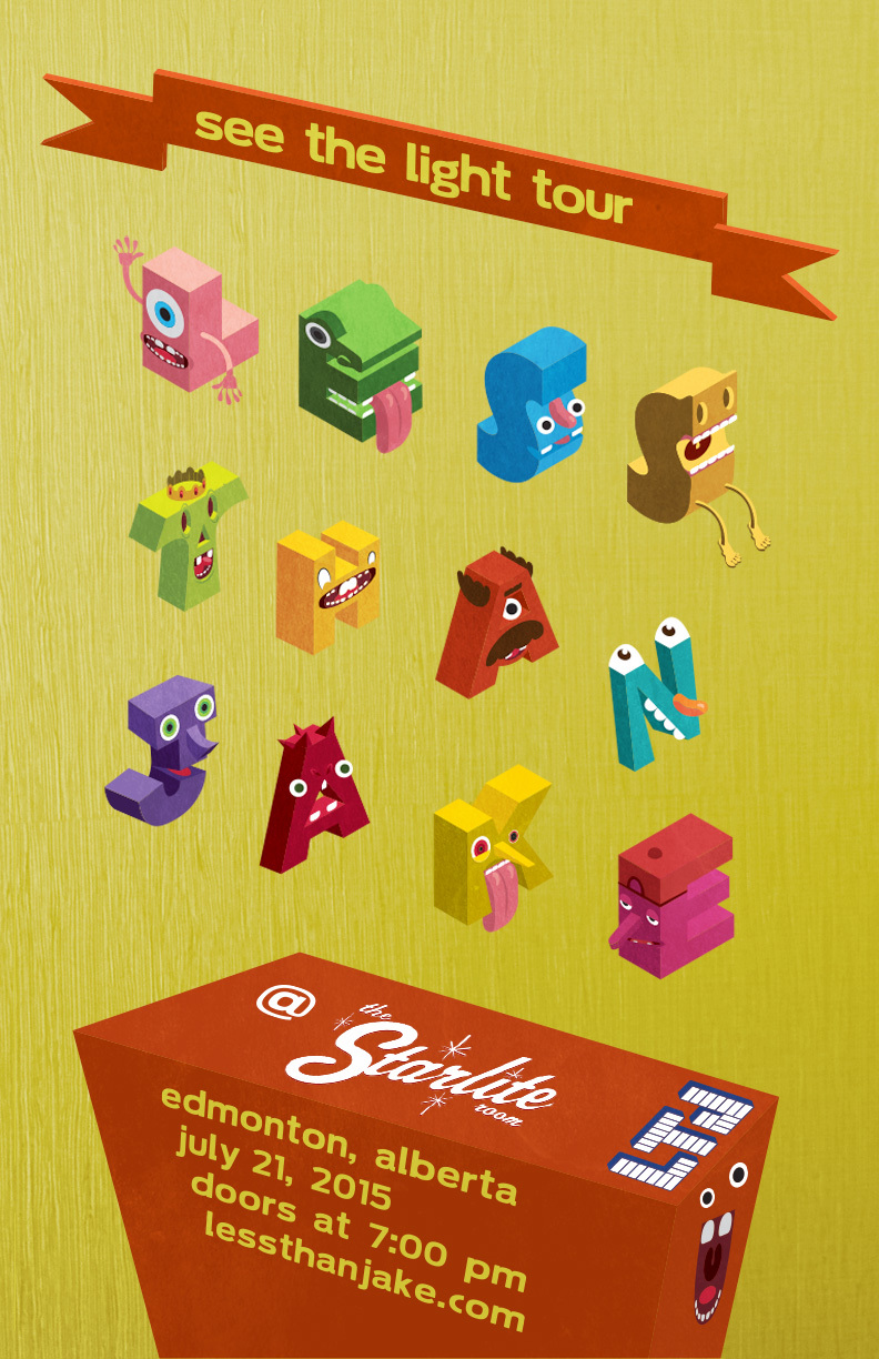 Band Poster- Less Than Jake - Sean Simpson Illustration