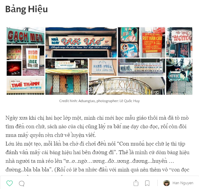 Vietnamese Writing - Han Nguyen
