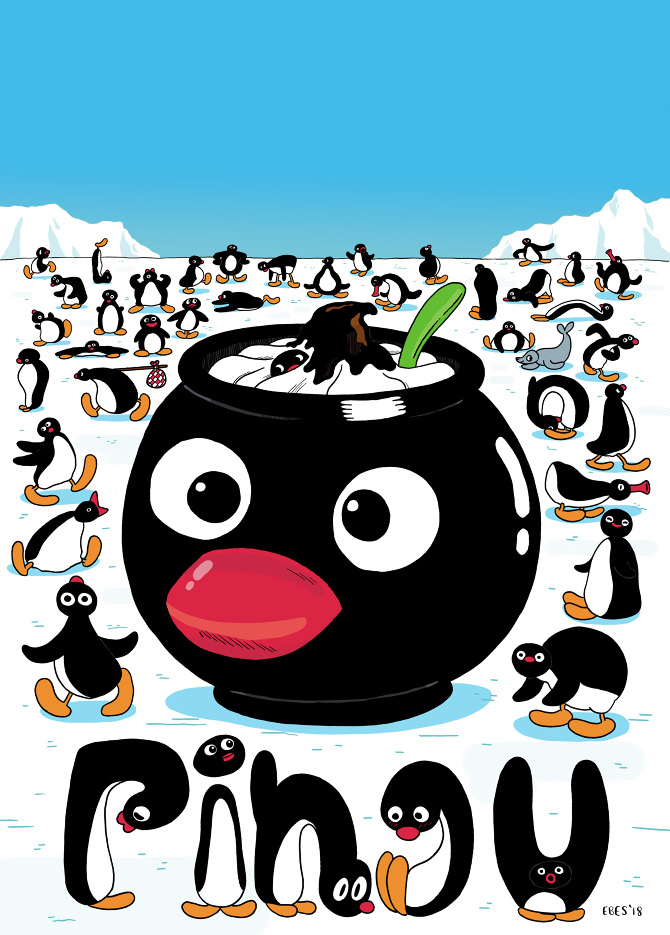 The Pingu Zine - PINGU! - Lucie Ebrey