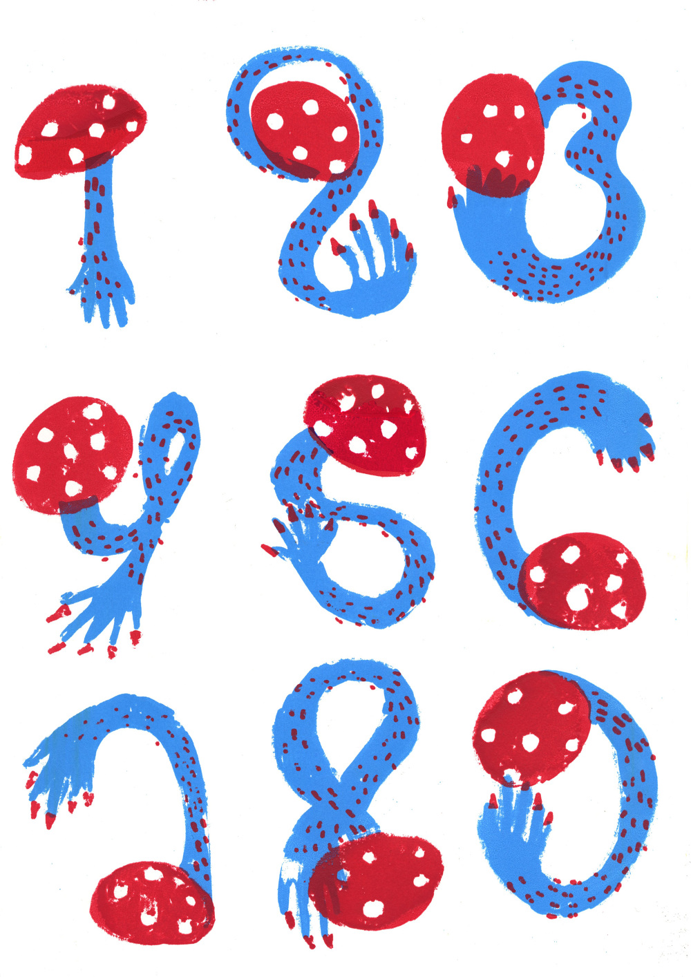 Number Mushroom - 荼又TOYOU