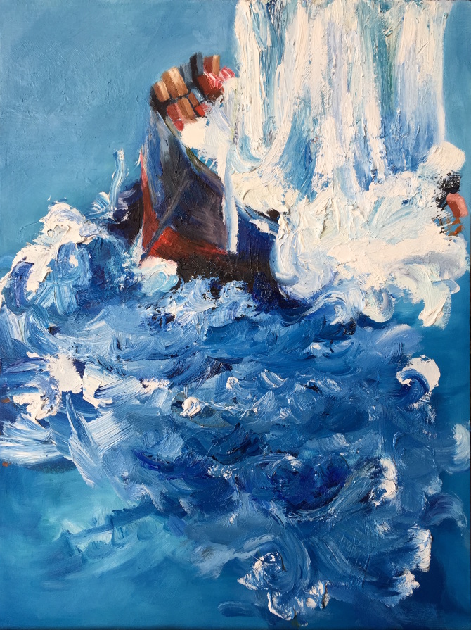 Cargo Paintings - Clea Felien Artist's Portfolio