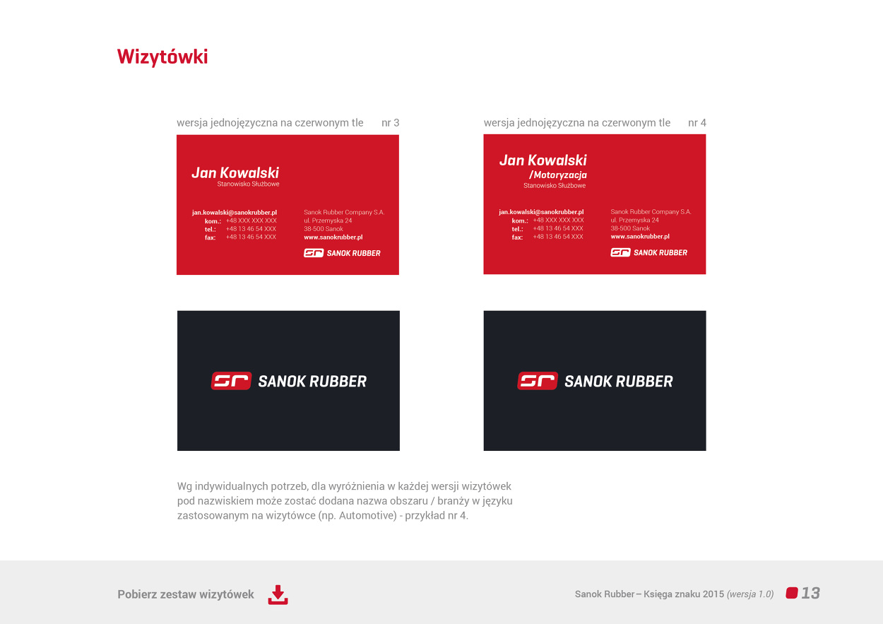 Rebranding of Sanok Rubber Company S.A. - lukaszgoledzinowski