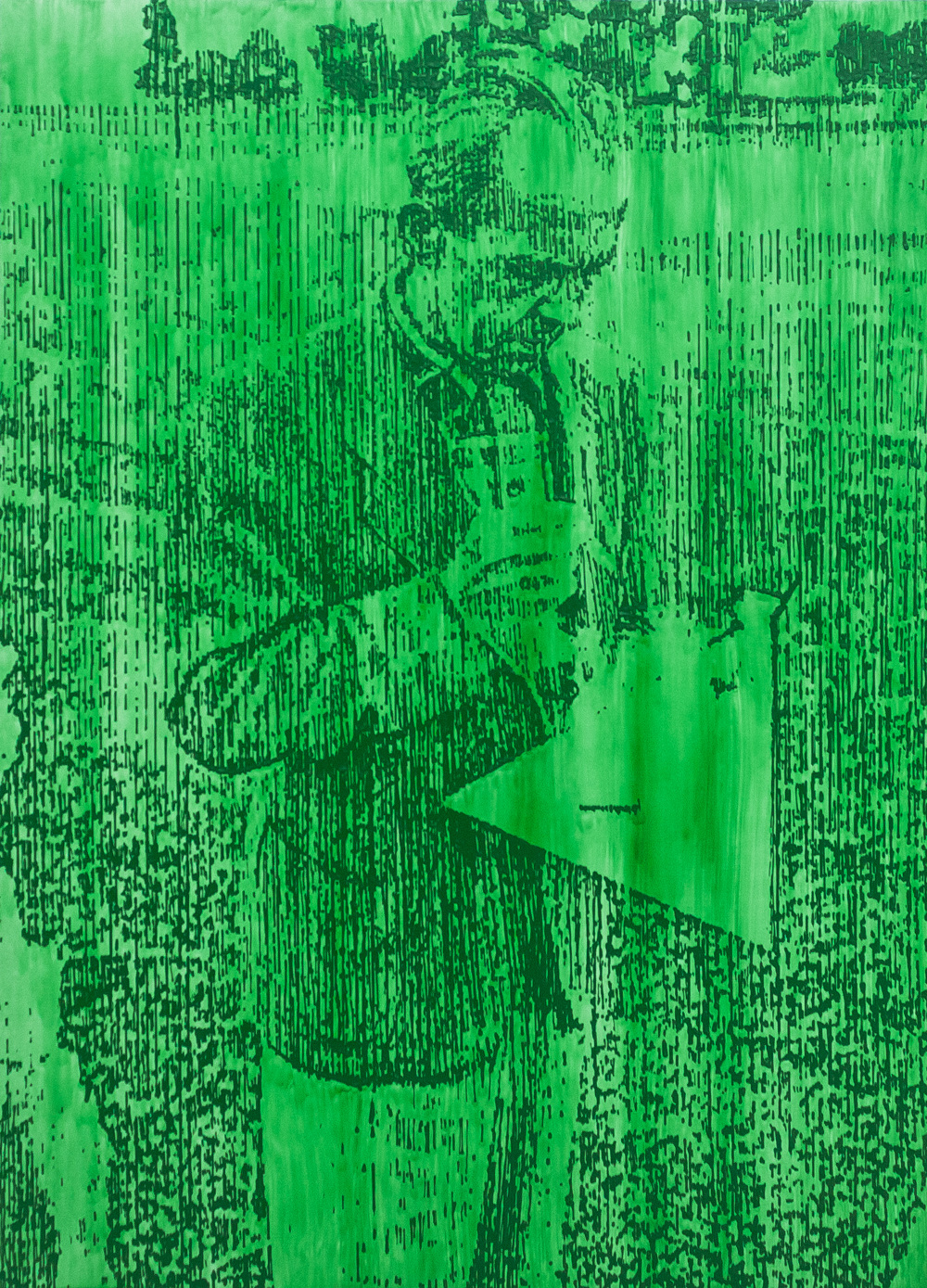 Alexander Lippisch with Delta Wing Model - Hugo Nakashima-Brown