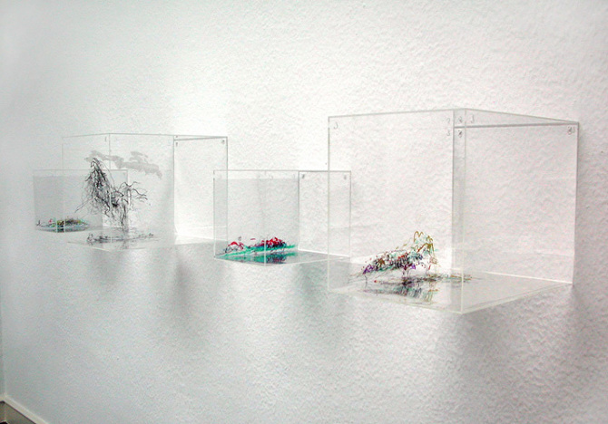 Aerial drawings - Claude Heath