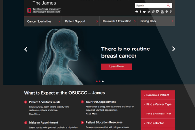 Ohio State University CCC The James - Make The Logo Smaller