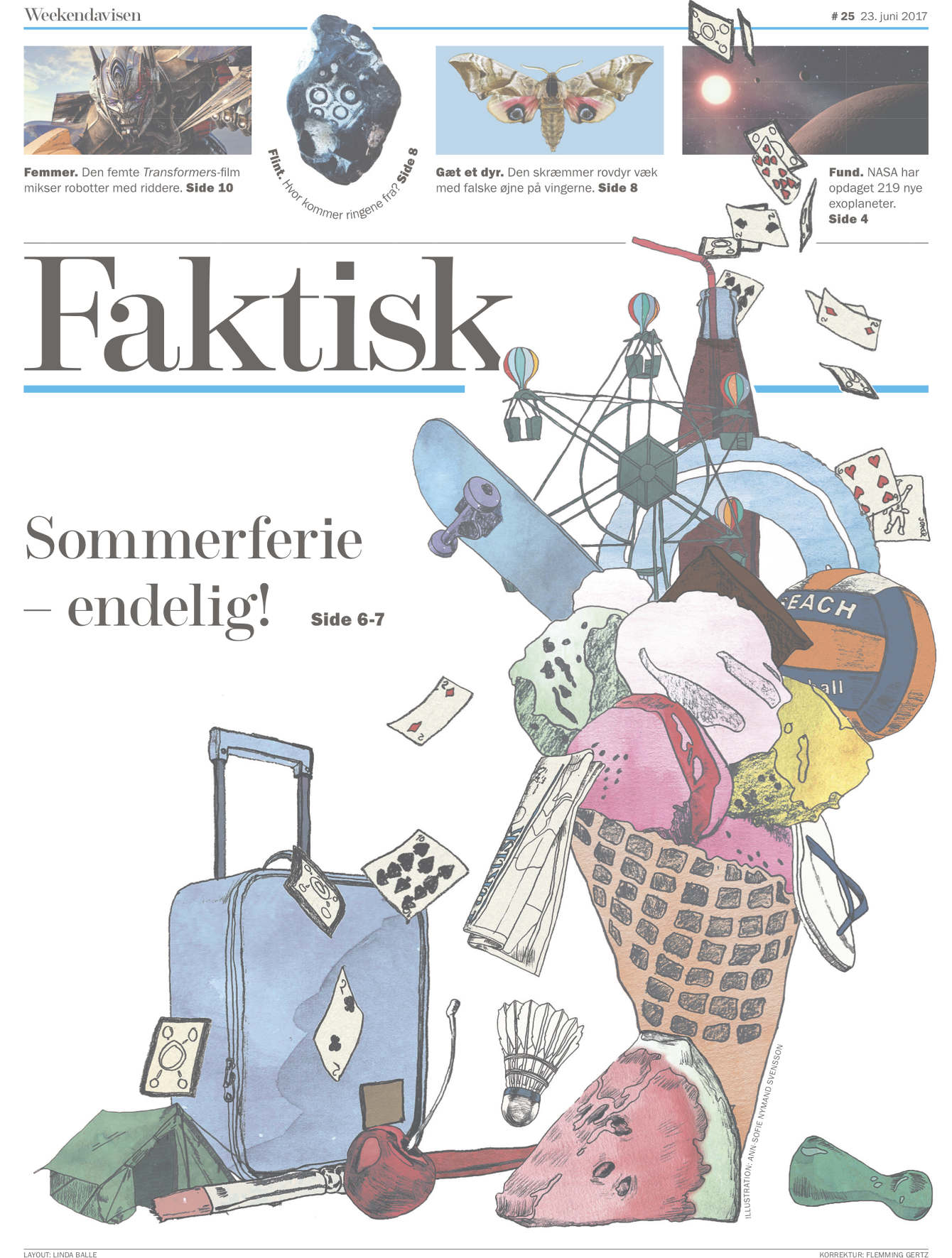 Internship at Weekendavisen - Ann-Sofie Svensson Design