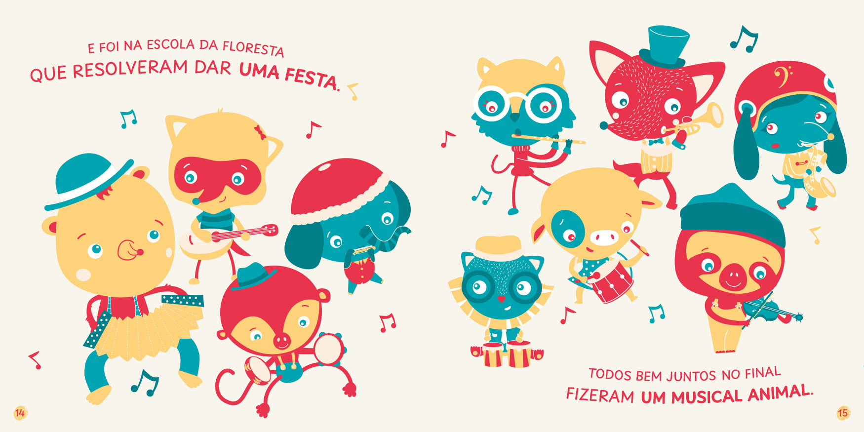 Um musical animal - Leo Frino - ilustrador / illustrator